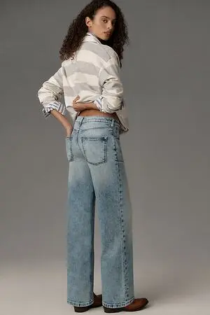 PILCRO Mid-rise Straight-leg Jeans