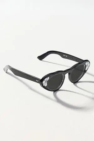 SPITFIRE Floral Cat-eye Readers - Black