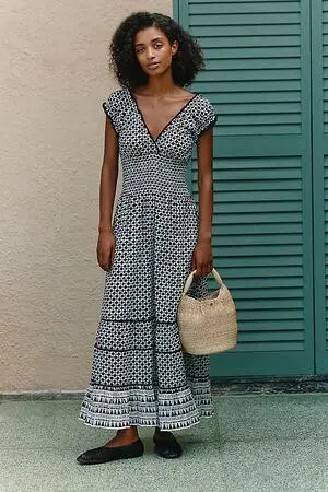 RO'S GARDEN Hilda Maxi Dress - Black Samya