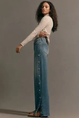 Paige Sasha High-rise Wide-leg Jeans