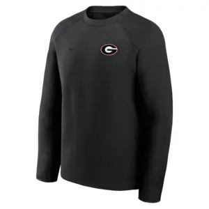 Nike Georgia Tech Fleece College Pullover Crew - Black