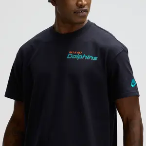 Nike Miami Dolphins Rivalries Collection Essential Max90 Nfl T-shirt - Blue