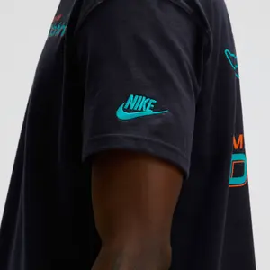 Nike Miami Dolphins Rivalries Collection Essential Max90 Nfl T-shirt - Blue