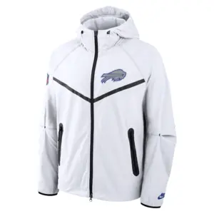 Nike Buffalo Bills Rivalries Collection Nfl Full-zip Jacket - White