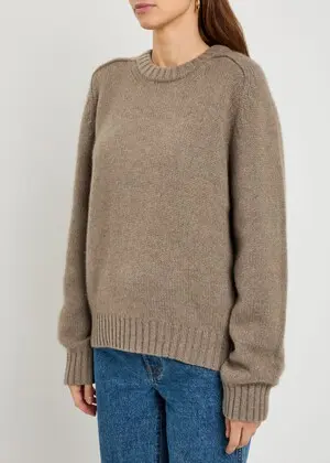 Khaite Mae Cashmere Sweater - Beige