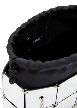 Khaite Emma Mini Panelled Leather Tote Bag