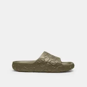 COACH Bay Signature Slides - Army Green