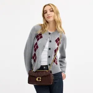 COACH Tabby Shoulder Bag 26 With Quilting - Brass/maple