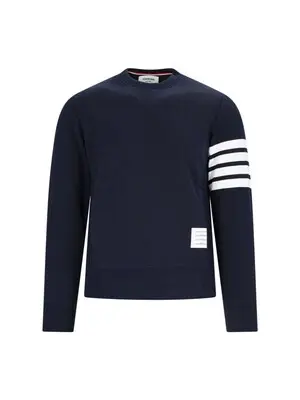 Thom Browne 4-bar Sweatshirt - Blue