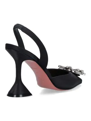 Amina Muaddi Rosie Silk Pumps