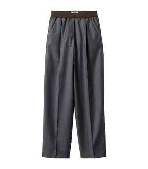 Miu Miu Pinstriped Pants For Women