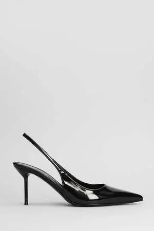 Paris Texas Lidia Slingback 70 Pumps - Black