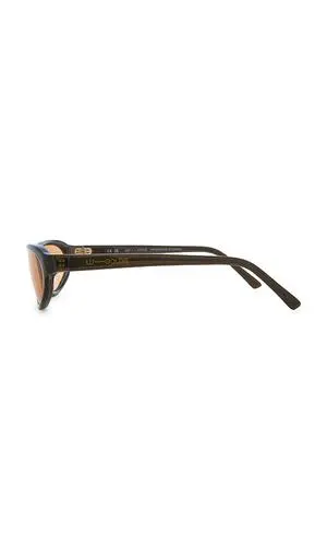 LU GOLDIE Naomi Oval Sunglasses