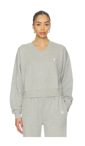 Eterne V Neck Sweatshirts Hoodies For Women