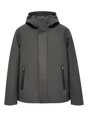 AERON Zipped-pockets Hooded Jacket