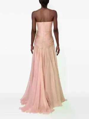 IRIS SERBAN Eleonora Strapless Maxi Dress