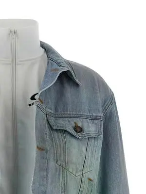 Balenciaga Stonewashed Double-layer Jacket