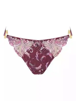 BORDELLE Siren Open-back Brief - Purple