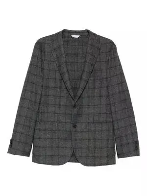 Boglioli Check-pattern Button Blazer