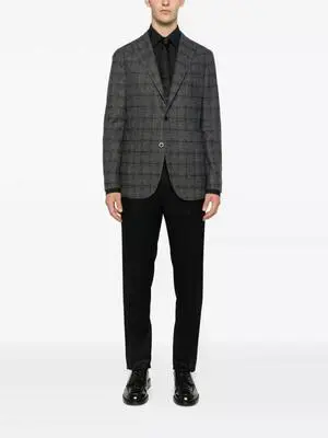 Boglioli Check-pattern Button Blazer