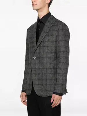 Boglioli Check-pattern Button Blazer