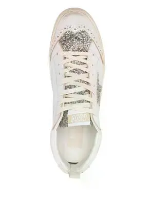 GOLDEN GOOSE Mid-star Glitter Sneakers