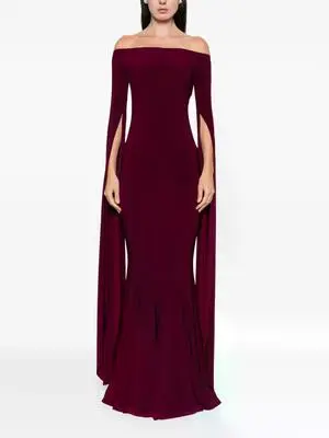 Norma Kamali Long-sleeve Maxi Dress