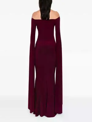 Norma Kamali Long-sleeve Maxi Dress