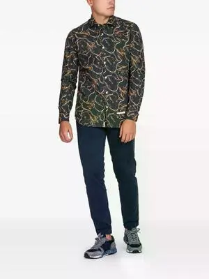 TINTORIA MATTEI 954 Chains-print Shirt