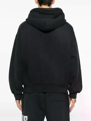 Rhude Zip-front Hoodie - Black