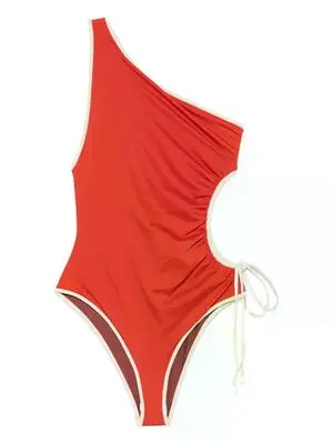 Johanna Ortiz One-shoulder One-piece Swimsuit - Red