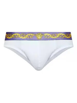 Versace Medusa-motif Briefs - White