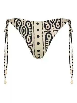 Johanna Ortiz Printed Bikini Bottom - Neutrals