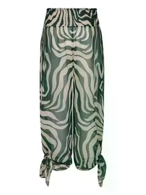 Johanna Ortiz Zebra-stripe Trousers