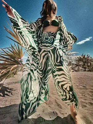 Johanna Ortiz Zebra-stripe Trousers