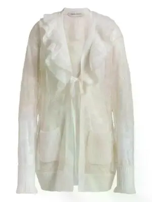 Alberta Ferretti Ruffled-collar Cardigan