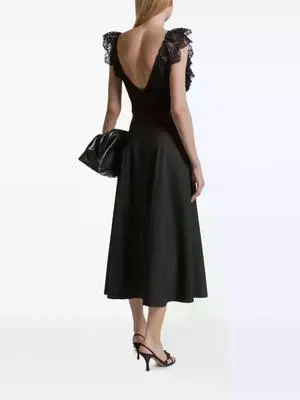 Alberta Ferretti Flared Midi Skirt
