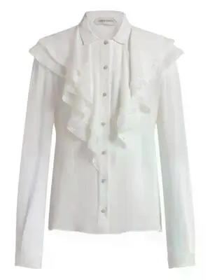 Alberta Ferretti Ruffled Shirt