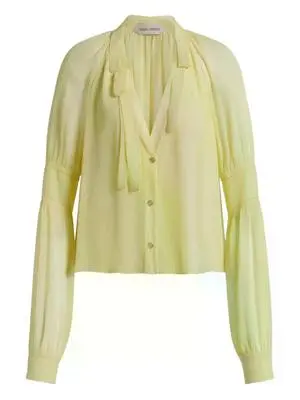 Alberta Ferretti Tie-neck Top