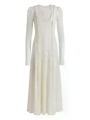 Alberta Ferretti Zip Up Day Dresses