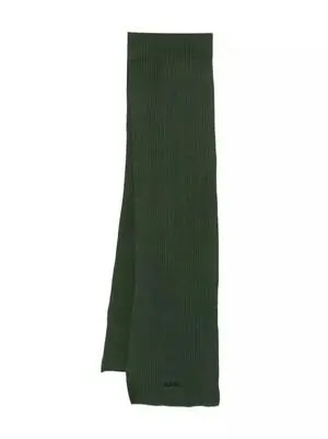 Karl Lagerfeld Logo-embroidered Scarf - Green