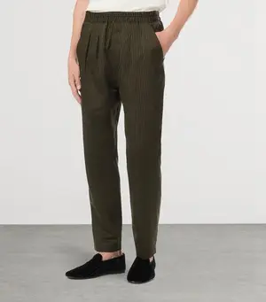 TOM FORD Cotton-silk Tailored Trousers