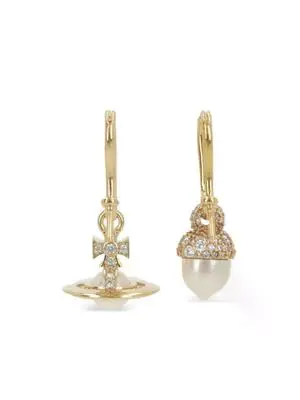 VIVIENNE WESTWOOD Lucille Orb Drop Earrings - Gold