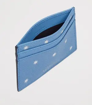 Smythson Panama Leather Stars Card Holder