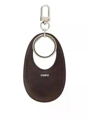 Coperni Swipe Leather Keychain - Brown