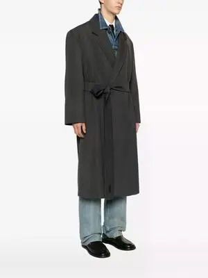Fear Of God Belted Coat - Grey