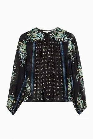 Ulla Johnson Aster Long Sleeve Blouse - Twilight