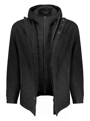 Herno High-collar Jacket With Removable Panel