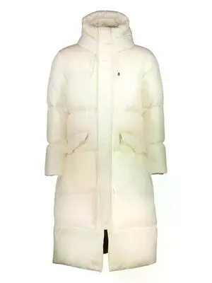 Herno Zip Turtleneck Coat - White