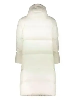 Herno Zip Turtleneck Coat - White